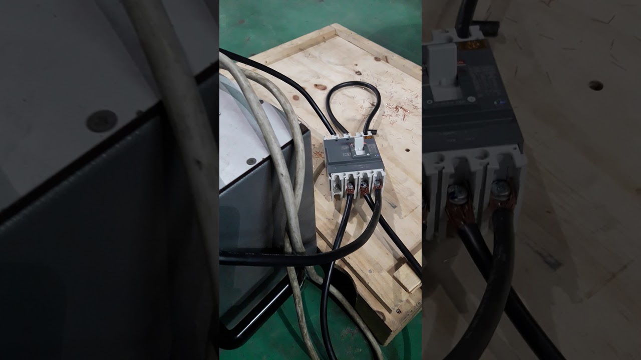 MCCB Trip Test - YouTube