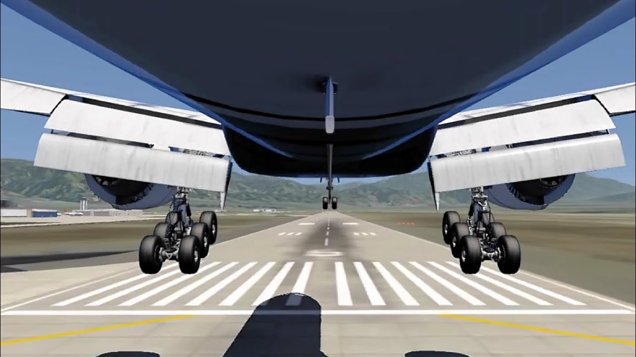 NZ Boieng 777 butter landing | AFFS 2023 - YouTube