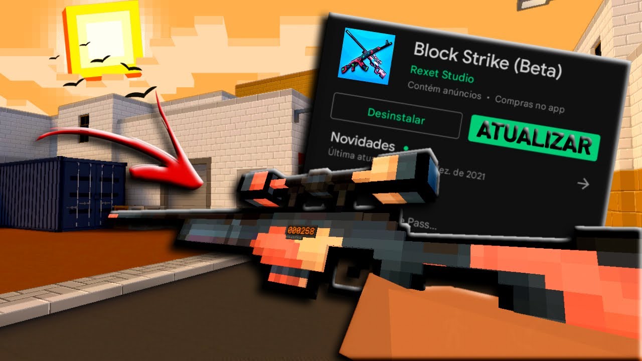 BLOCK STRIKE ATUALIZOU! Vem JOGAR comigo AO VIVO - XuBa - YouTube