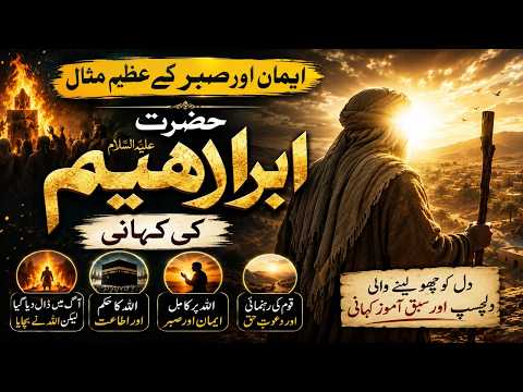 Hazrat Ibrahim (A.S.) Ka Waqia | Allah Par Yaqeen Aur Sabr | Qisa-e-Jahan|islamic story