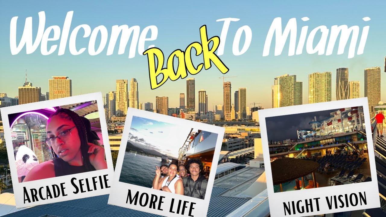 Welcome back to Miami! 😮‍💨 14 Day Long CRUISE 🚢 - YouTube