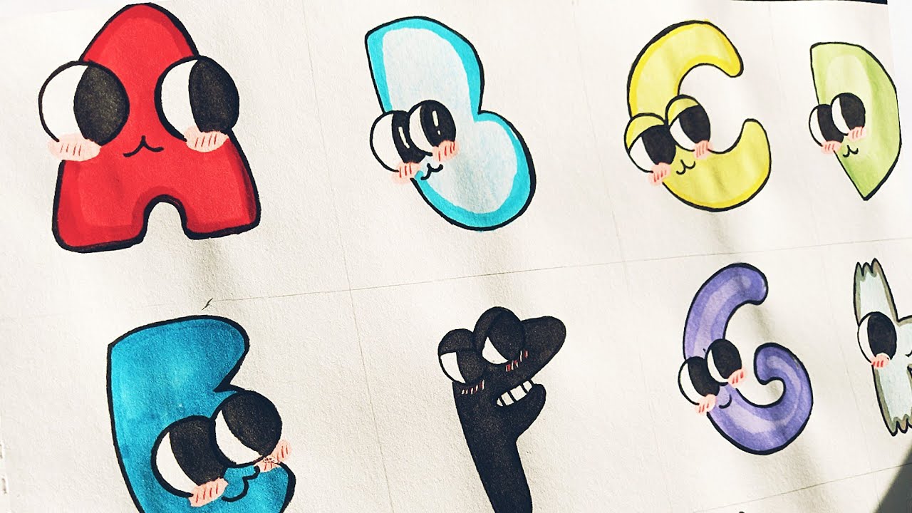 Drawing Baby Alphabet Lore | Alphabet lore cute - YouTube