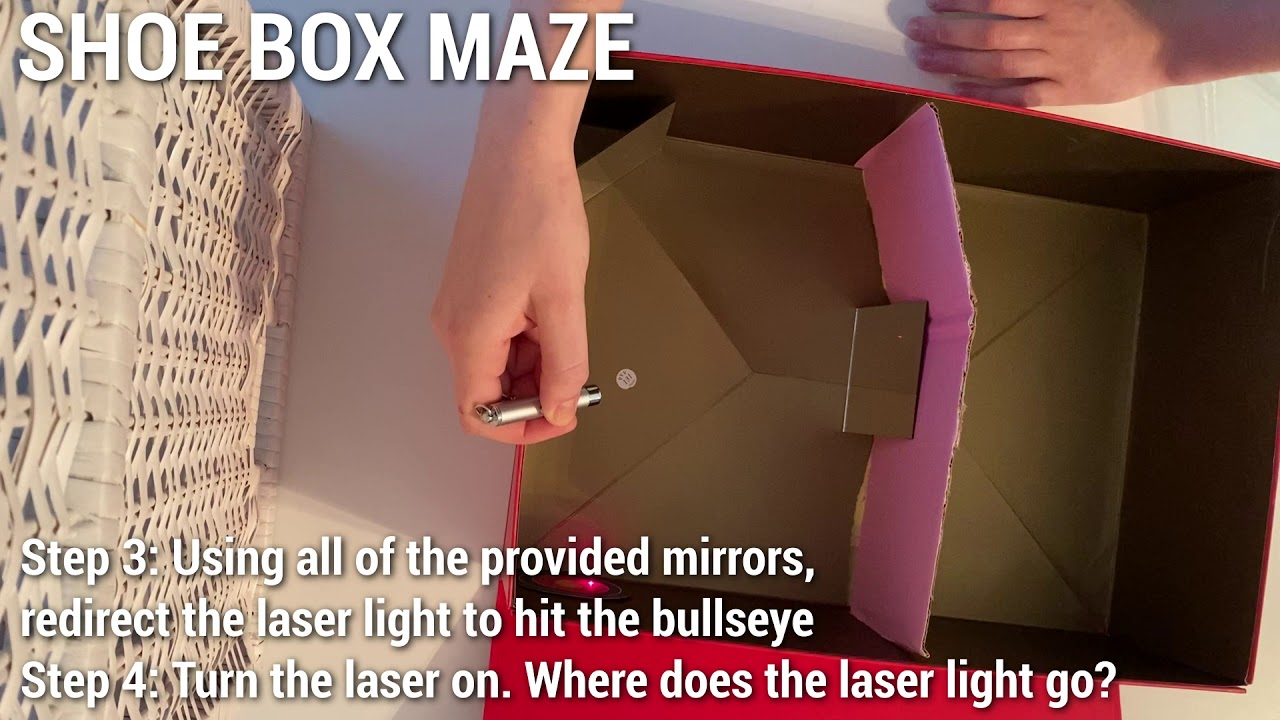 AT HOME STEM ACTIVITY: Shoe Box Maze - YouTube