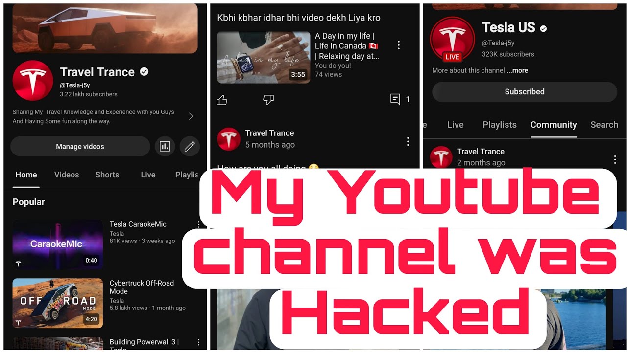 My YouTube Channel Was Hacked | How To Get Your YouTube Channel Back ...