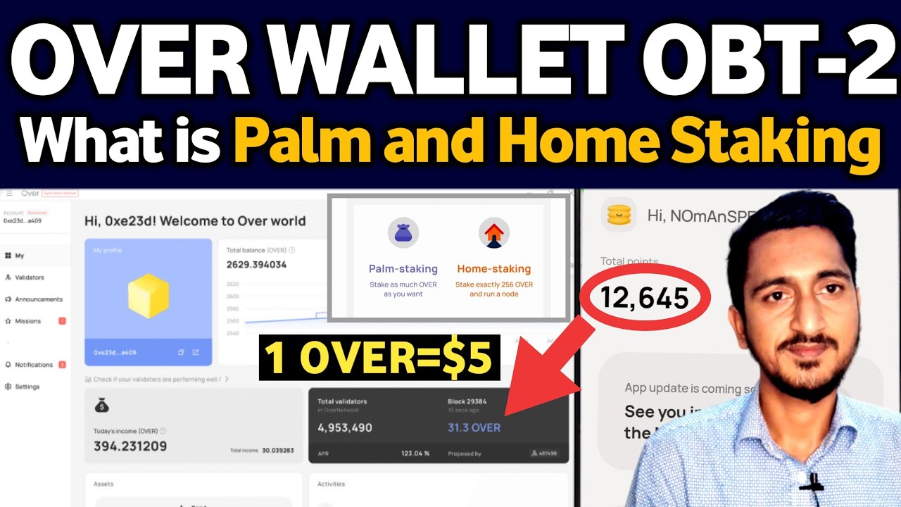 Over wallet Airdrop Open Beta Testnet OBT-2 Full Guide Palm & Home ...