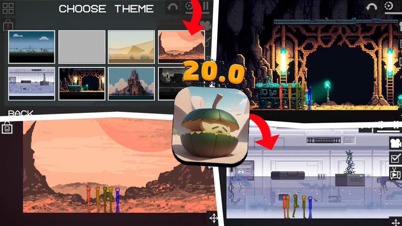 7 NEW BACKGROUNDS in Melon Playground \ New Backgrounds in Melon Sandbox - YouTube