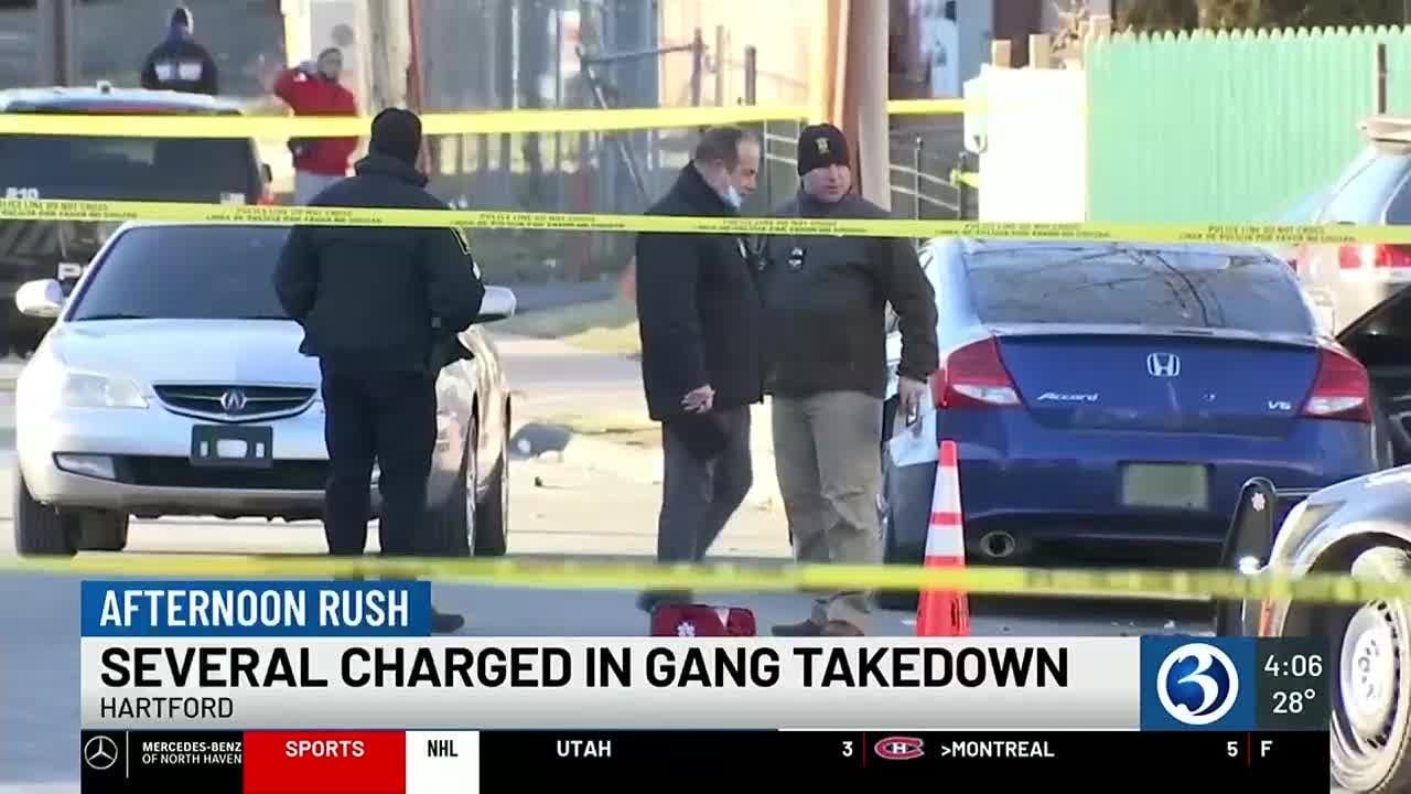 Several charged in gang takedown in Hartford - YouTube