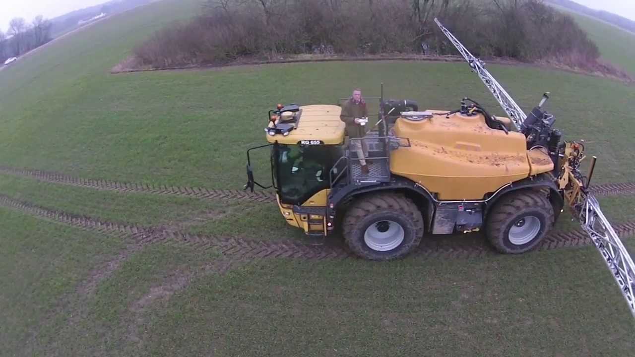 Lystrup og Jomfruens Egede Godser Gødning start 2013 - YouTube