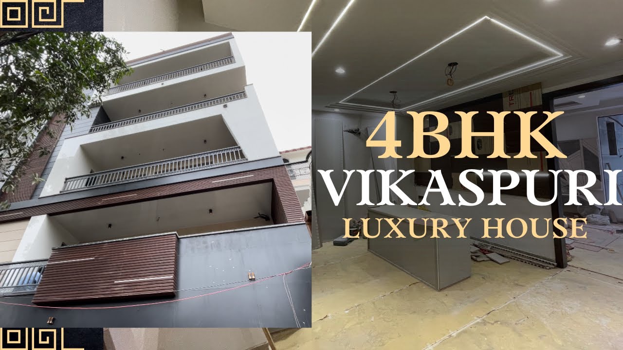 4 BHK ULTRA LUXURY BUILDER FLOOR IN VIKASPURI SHANKAR GARDEN | UNDER CONSTRUCTION | - YouTube