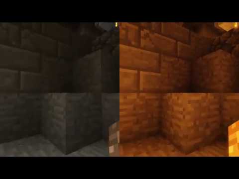 minecraft with shaders vs without - YouTube