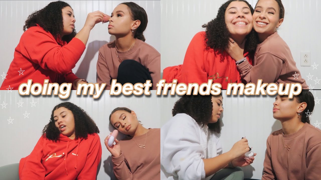 DOING MY BEST FRIENDS MAKEUP - YouTube