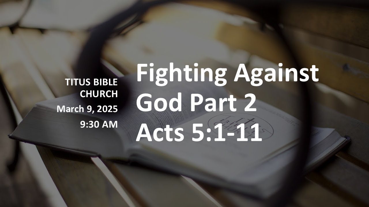 Fighting Against God - Part 2 - YouTube