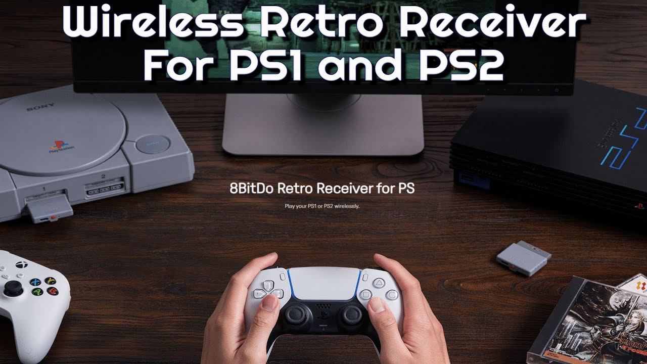 8Bitdo Retro Receiver For PS1 & PS2 Announced - YouTube