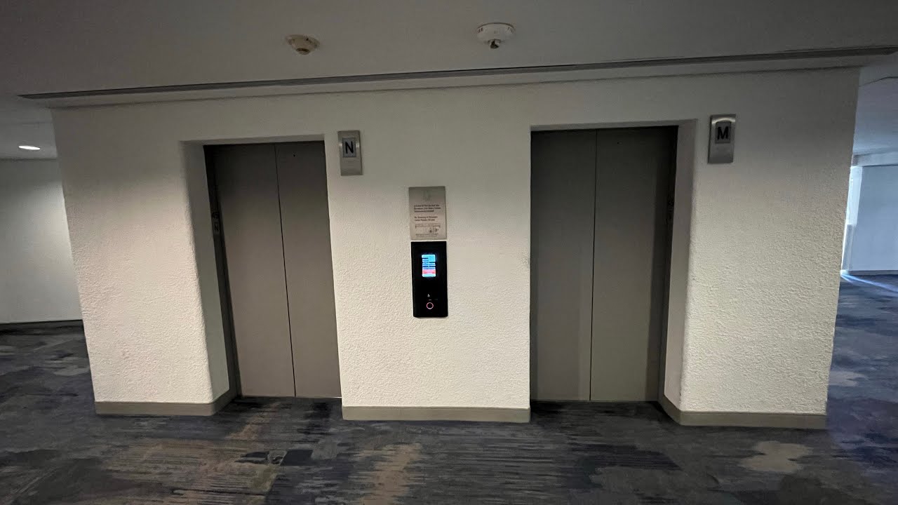 Fast Schindler PORT Elevators At The NY Marriott Marquis Hotel In TS ...