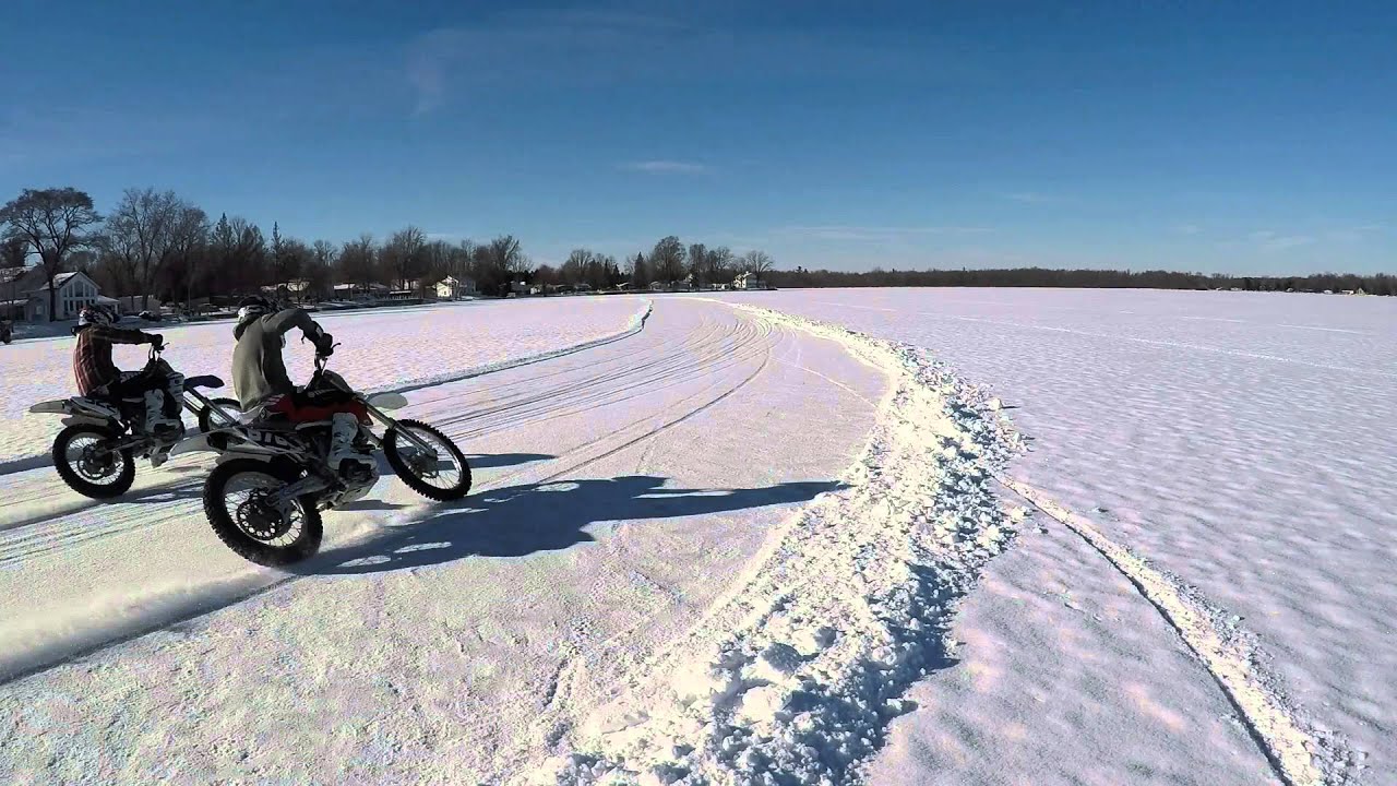 Michigan Ice Riding at Coldwater Lake - YouTube