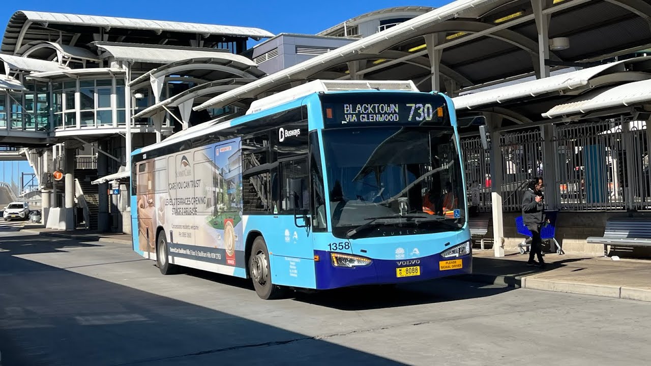 Busways Volvo B8RLE Custom Endeavour m/o8088 (1358) [Route 545] - YouTube