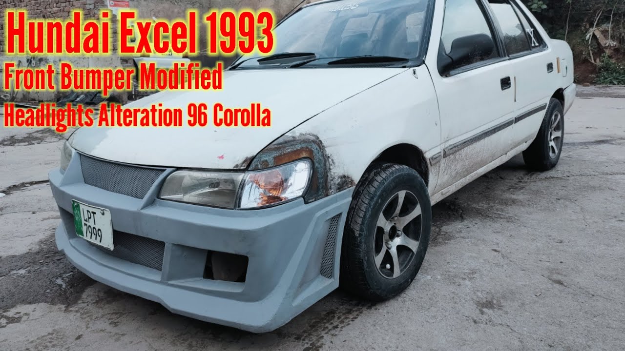 Hundai Excel 1994 Modified Front Bumper YouTube Hundai Excel 1994 Modified Front Bumper YouTube