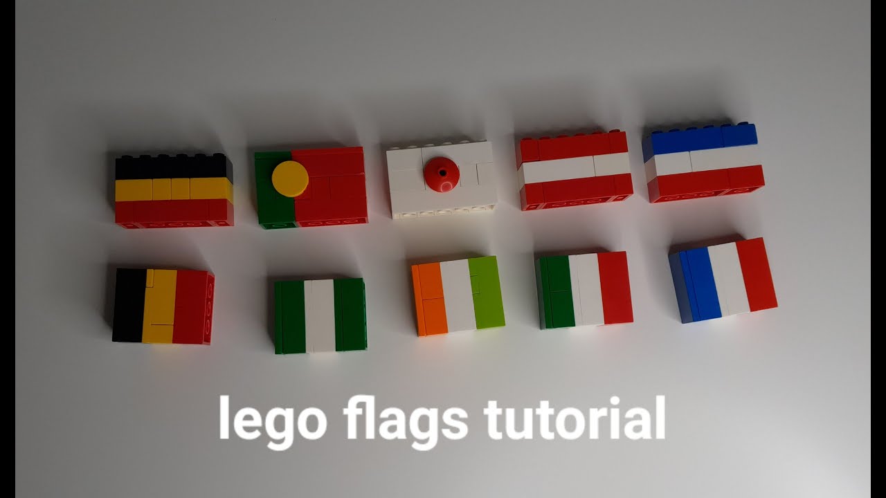 Lego flags turorial part 3 - YouTube