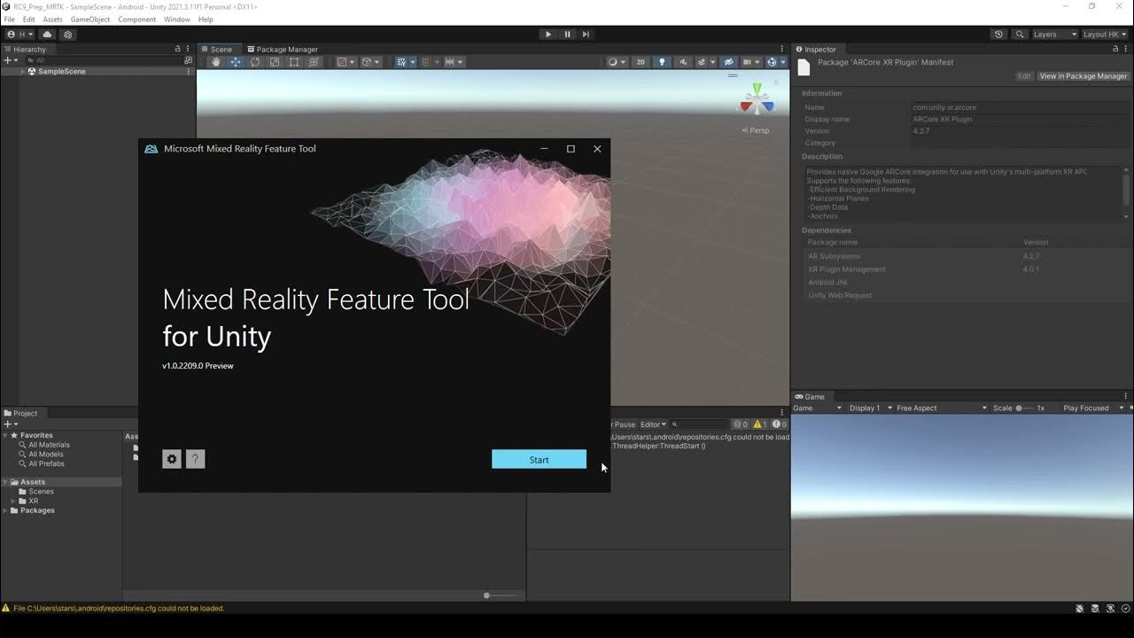 Unity MRTK Tutorial : Setup MRTK in Mobile(Android) device - YouTube