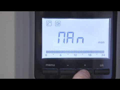 How to program a Bosch Compress 3000 Hot Water Heat Pump