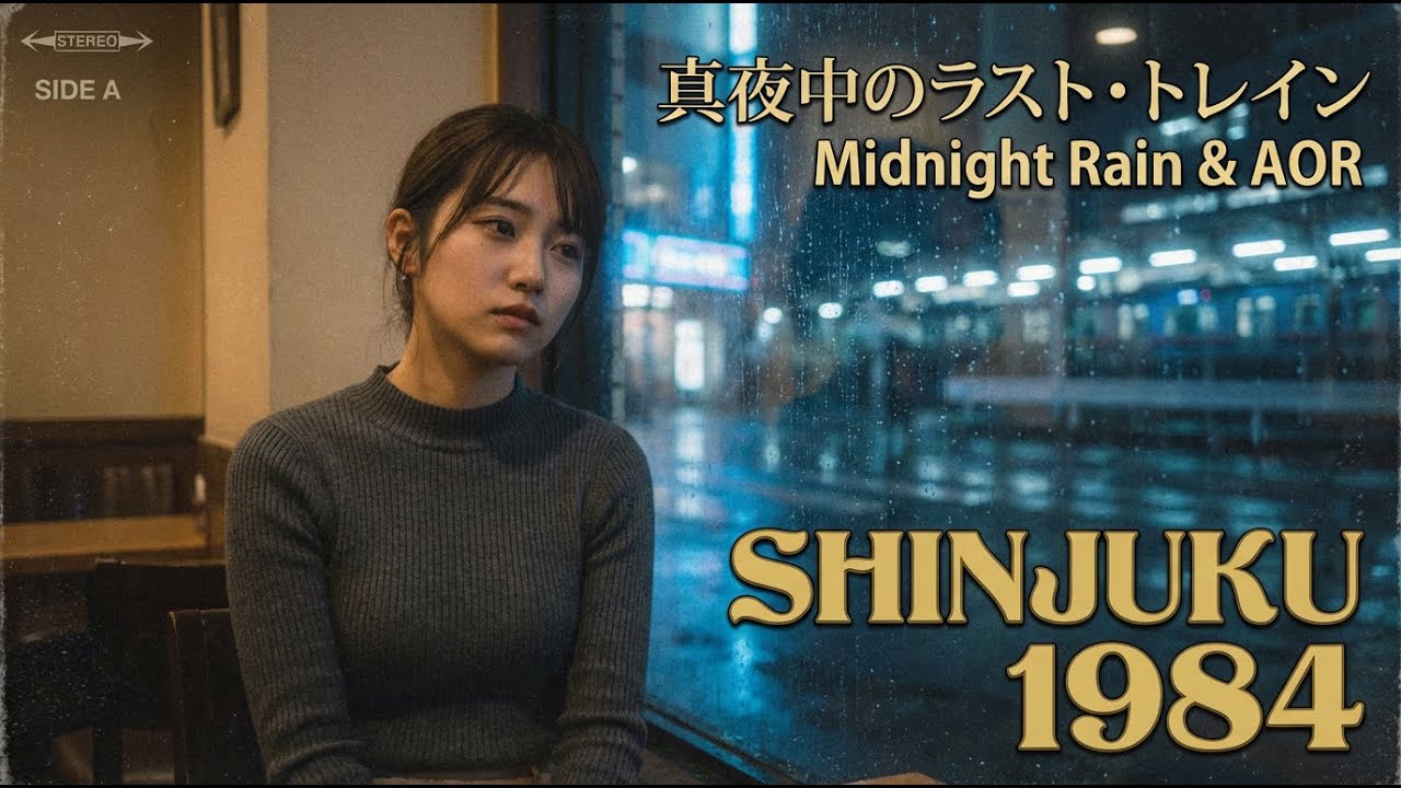 SHINJUKU 1984 | 真夜中のラスト・トレイン Midnight Rain & AOR | Japanese 1980s City ...