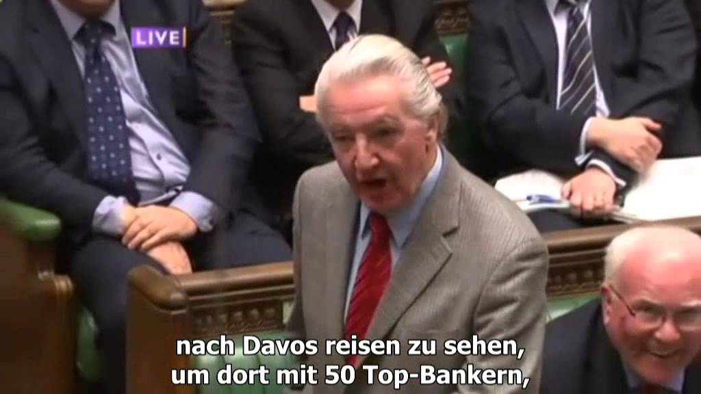 Dennis Skinner über den "Oberklassen-Bengel" David Cameron - YouTube