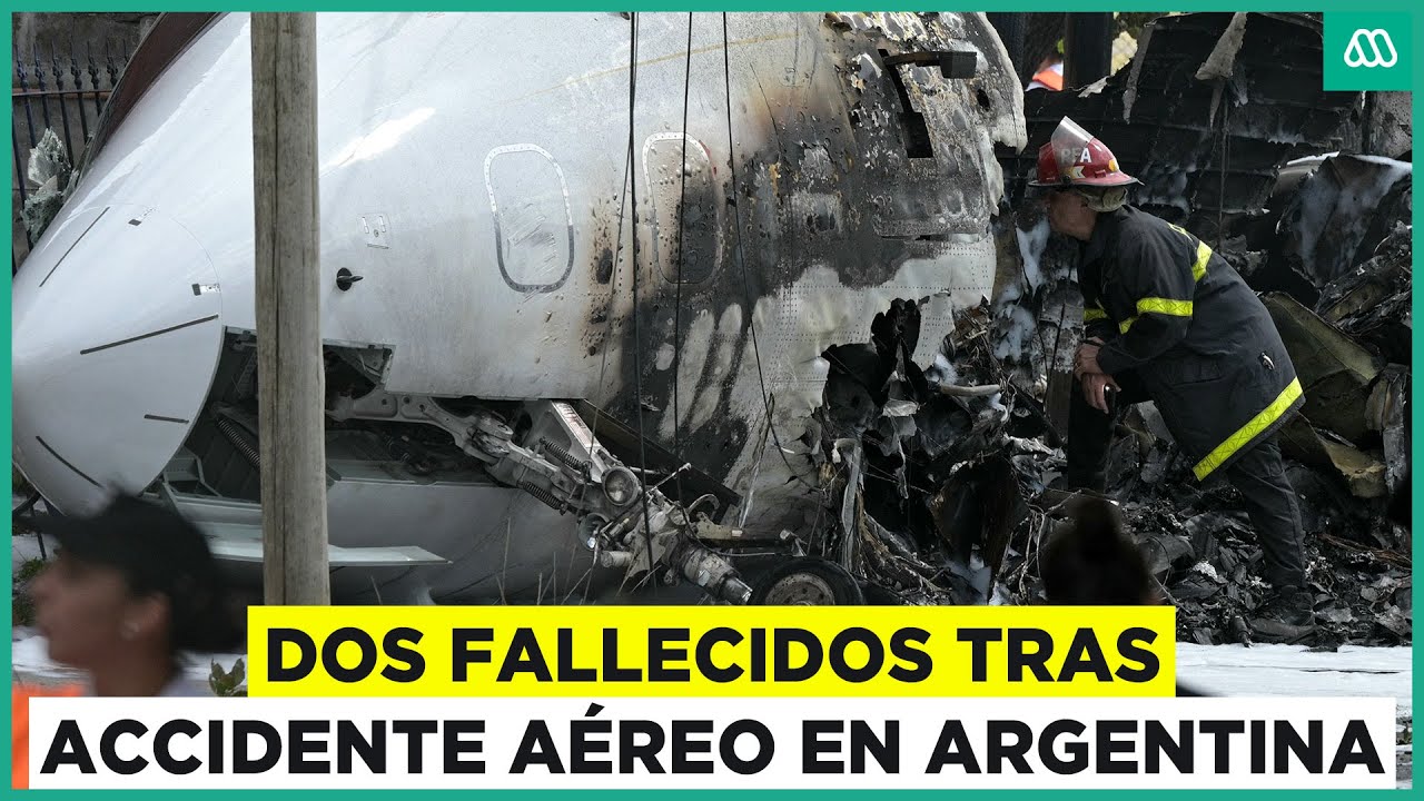 Dos muertos en accidente de jet privado en Argentina - YouTube