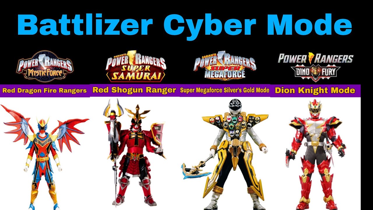 All Power Rangers Battlizers ll - YouTube