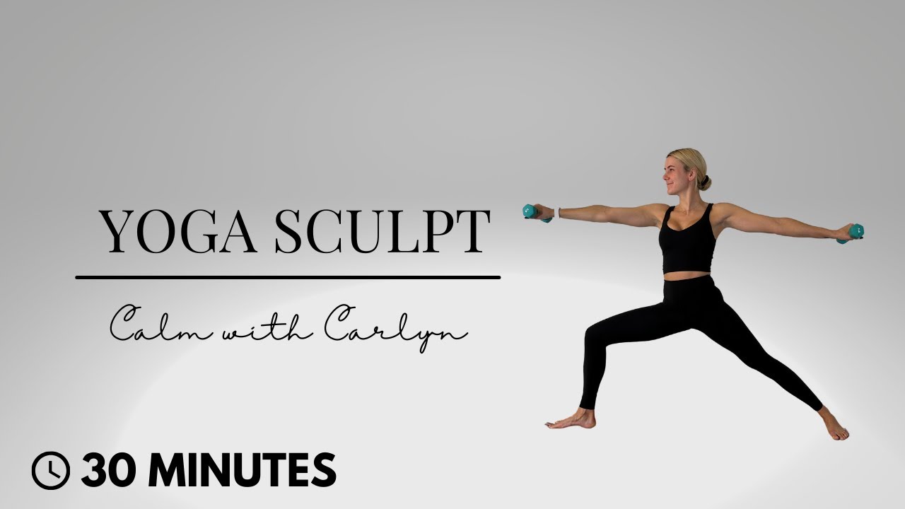 Yoga Sculpt | 30 Minute Yoga to Tone - YouTube