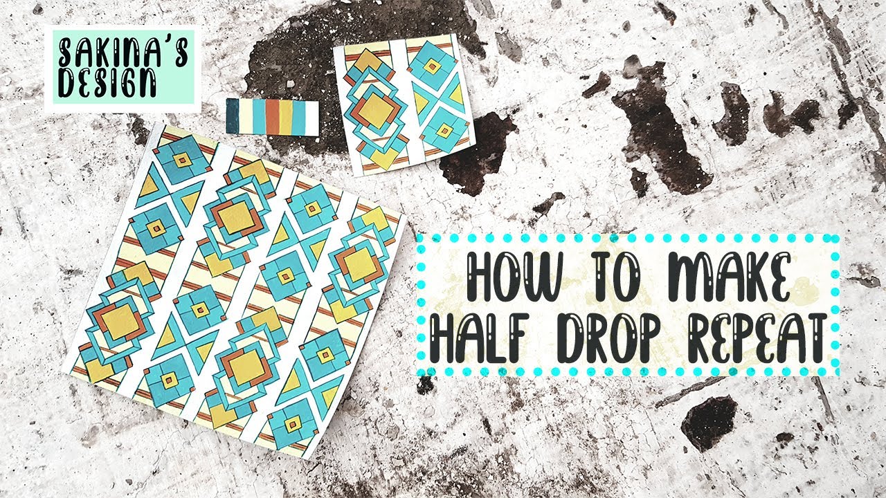 How To Make Half Drop Repeat Geometric Design YouTube how-to-make-half-drop-repeat-geometric-design-youtube