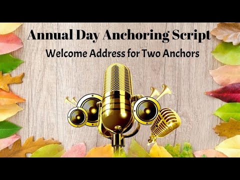 annual day comparing script in english | annual day compering script | annual day celebration ...