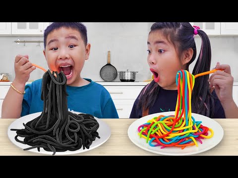 Annie and Johnny Learn How To Make Pasta for Kids