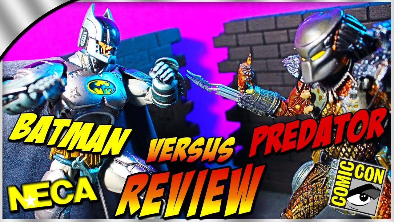 SDCC 2019 Exclusive: NECA Batman vs Predator Set REVIEW - YouTube