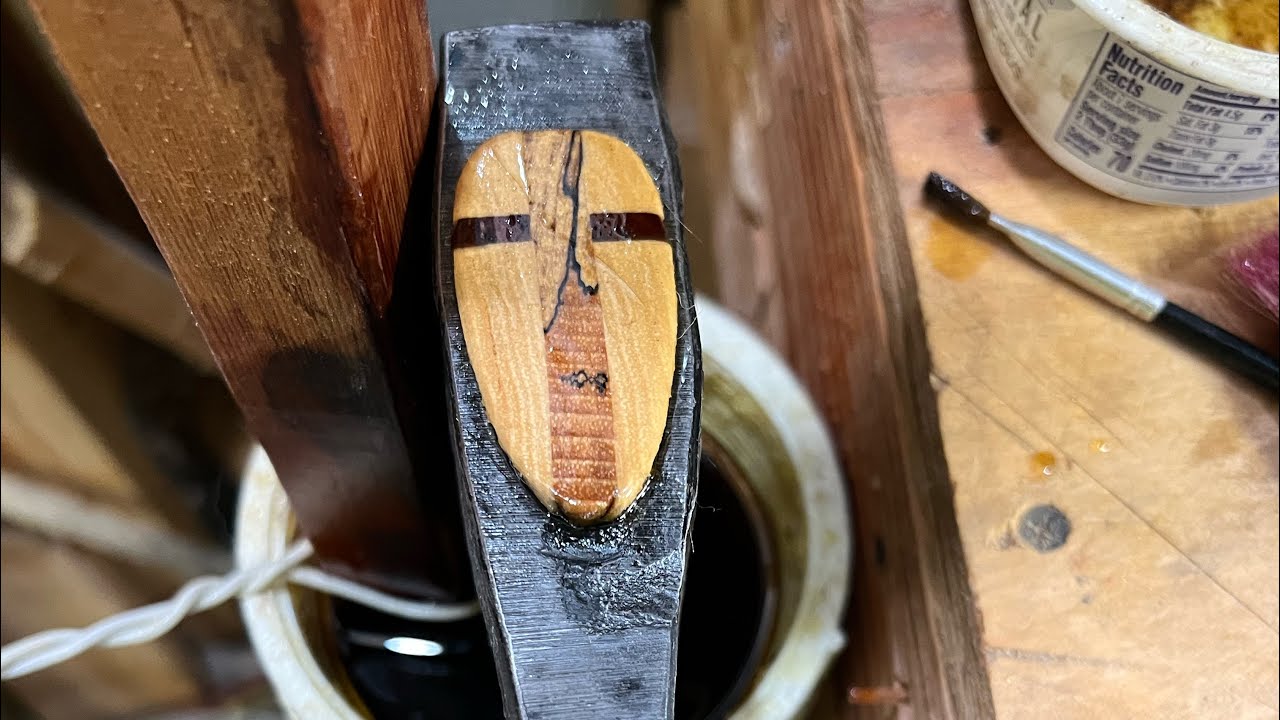 Homemade walnut stain.Get a historic look on new wood.#axes#period# ...