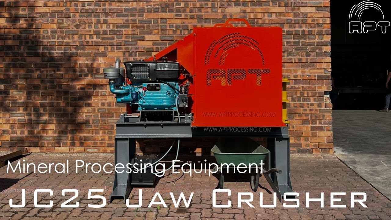 Small Scale Jaw Crusher | APT's JC25 - YouTube
