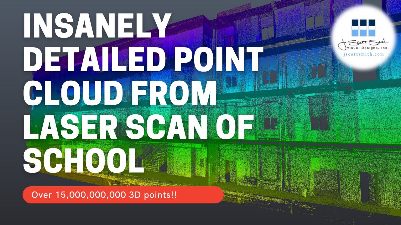 LIDAR Point Cloud data from Laser Scan of School [ 3D Site Analysis ...