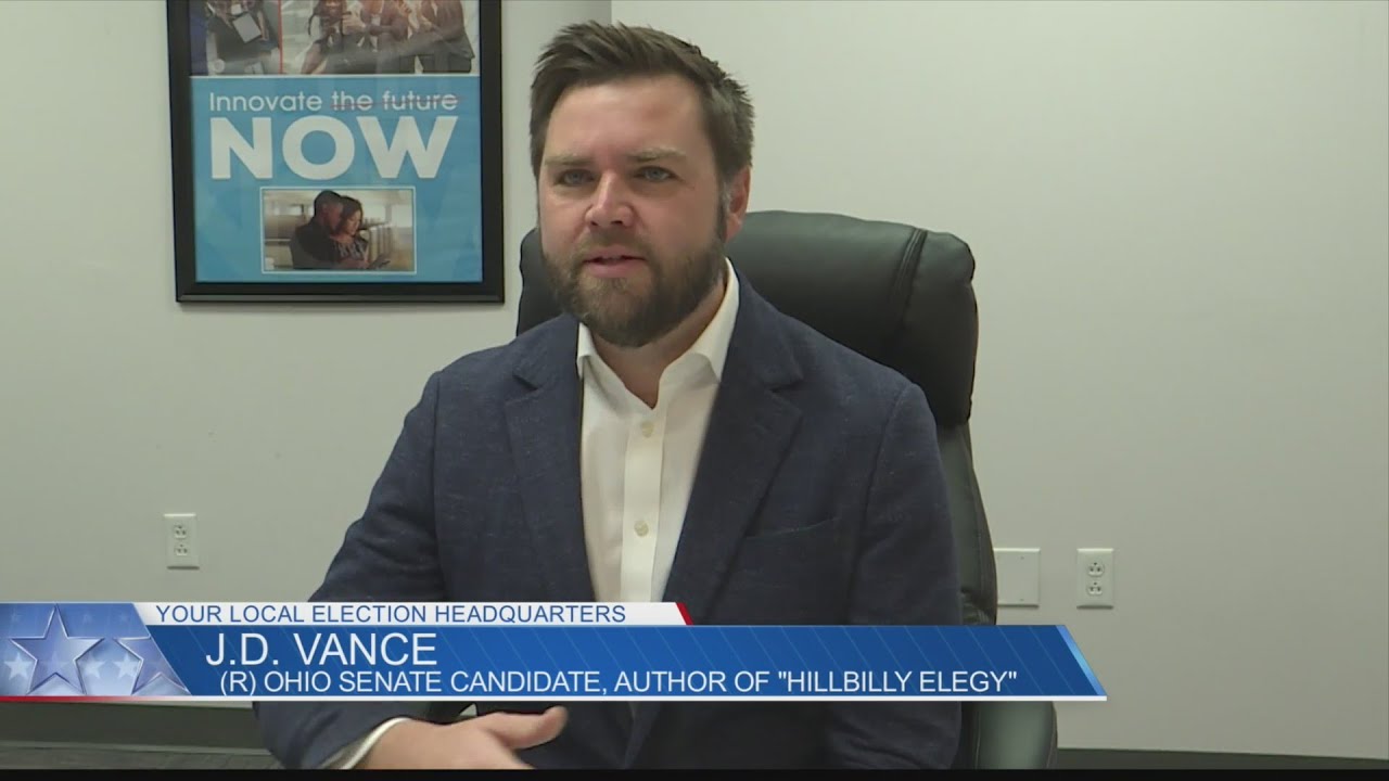 Bestselling author J.D. Vance running for Ohio Senate seat - YouTube