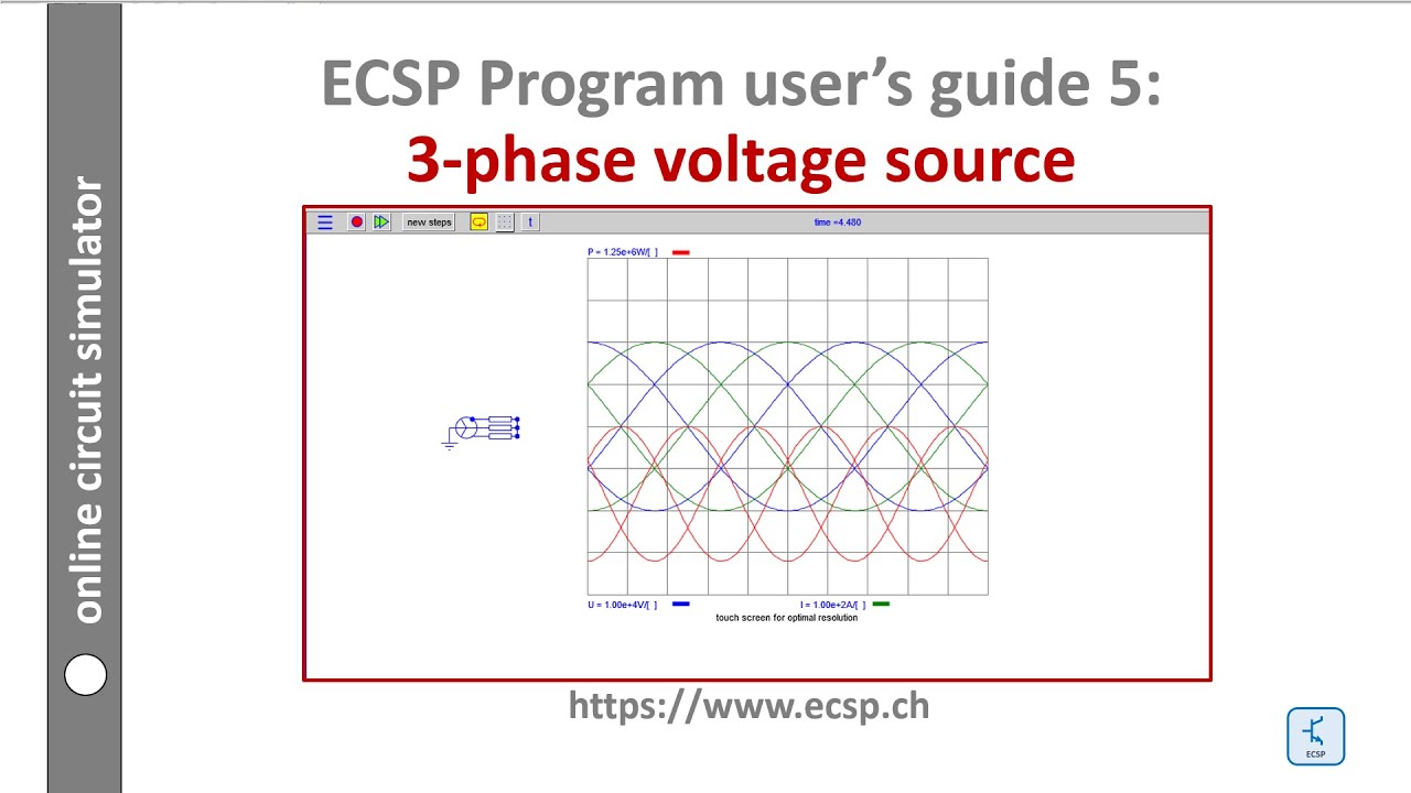 user's guide www.ecsp.ch: 3-phase source with transient reactance ...