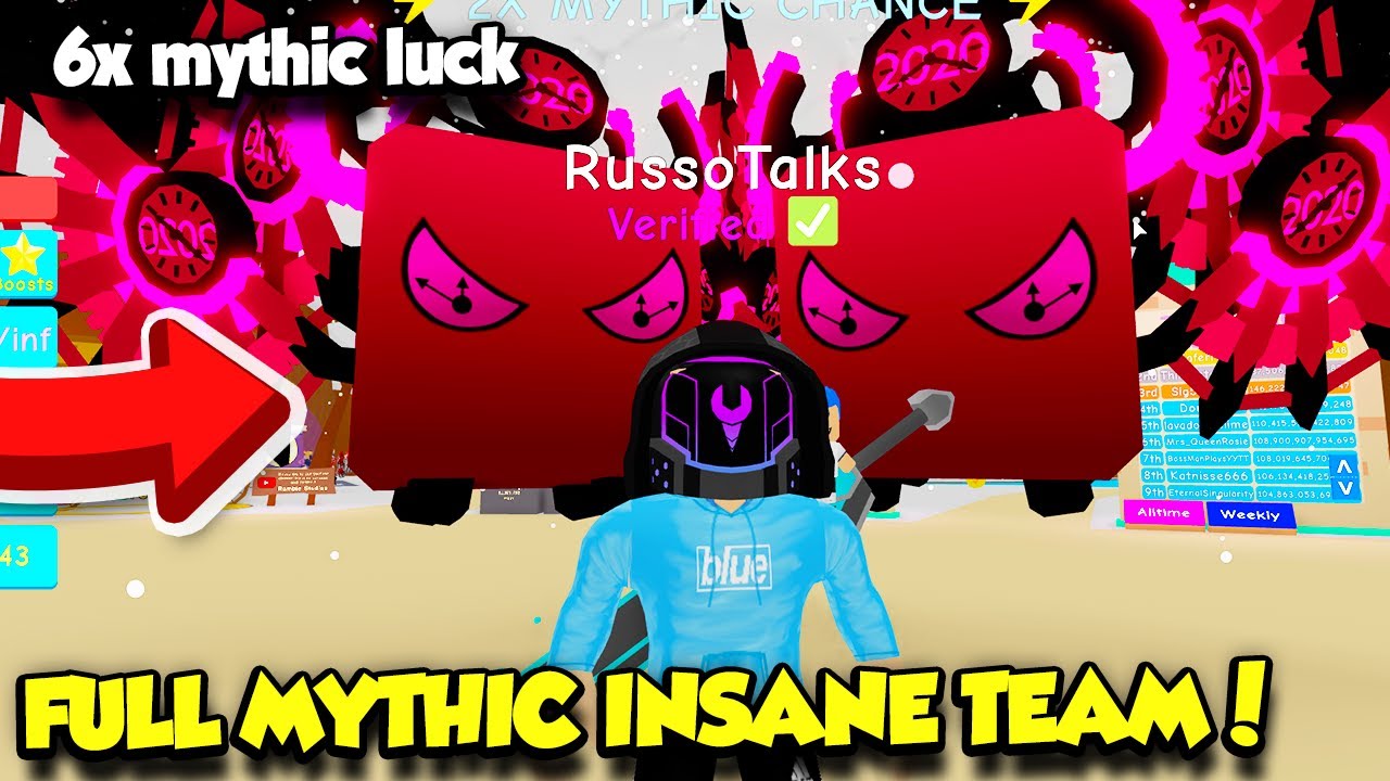 I GOT A FULL TEAM OF MYTHIC CLOCKWORK PETS IN BUBBLE GUM SIMULATOR ...