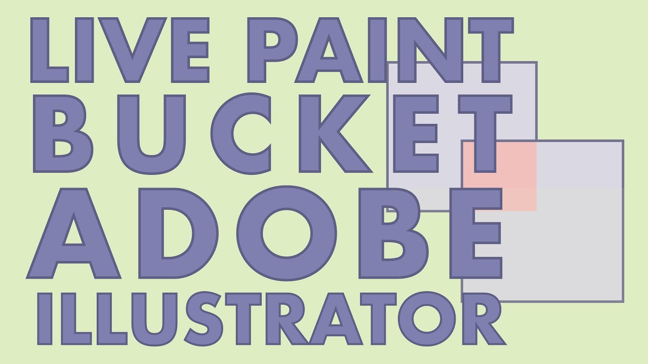 Adobe Illustrator: How to Use the Live Paint Bucket Tool - YouTube
