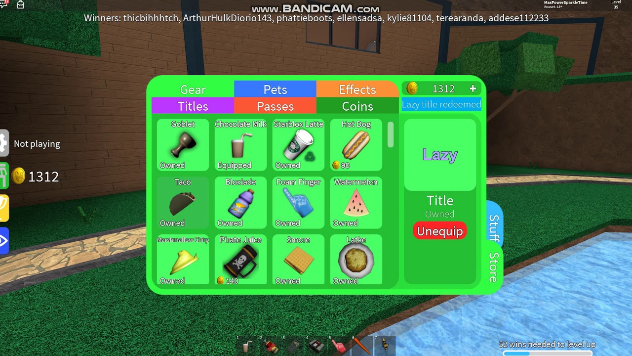 How to get the LAZY TITLE in Epic Minigames - YouTube