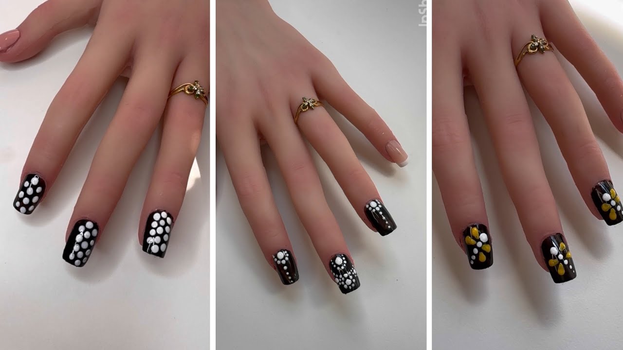 Easy nail art videos - YouTube
