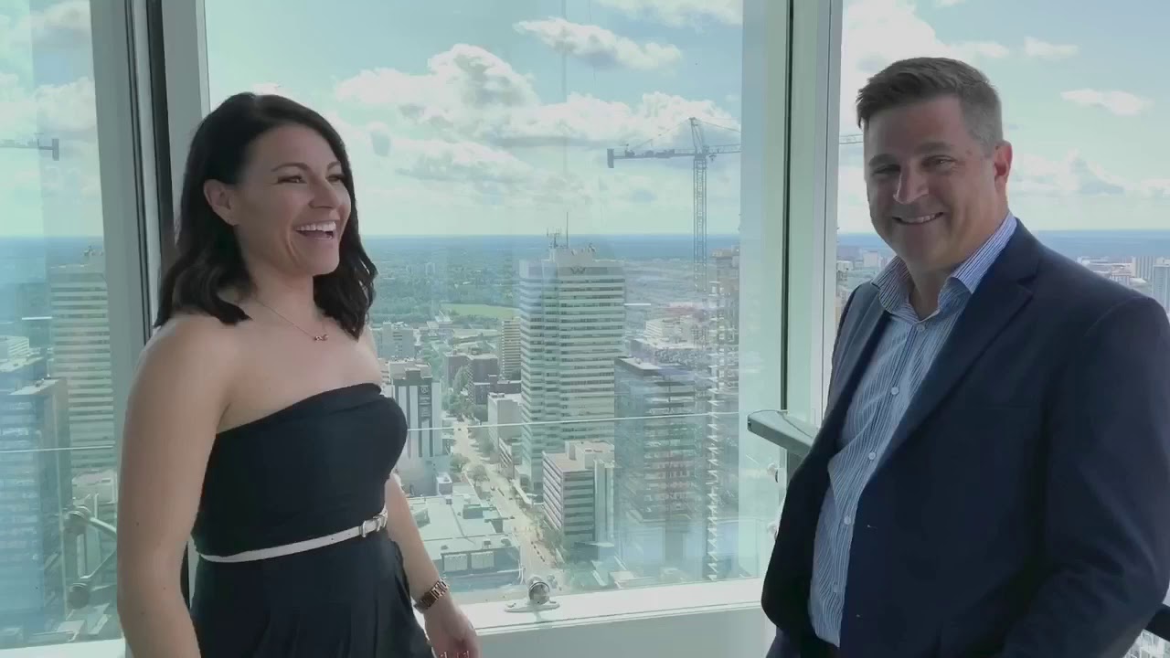 Live at Edmonton's tallest address - above the YEG Skyline! - YouTube