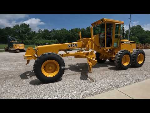 1996 John Deere 570B Grader Ex Government C&C Equipment