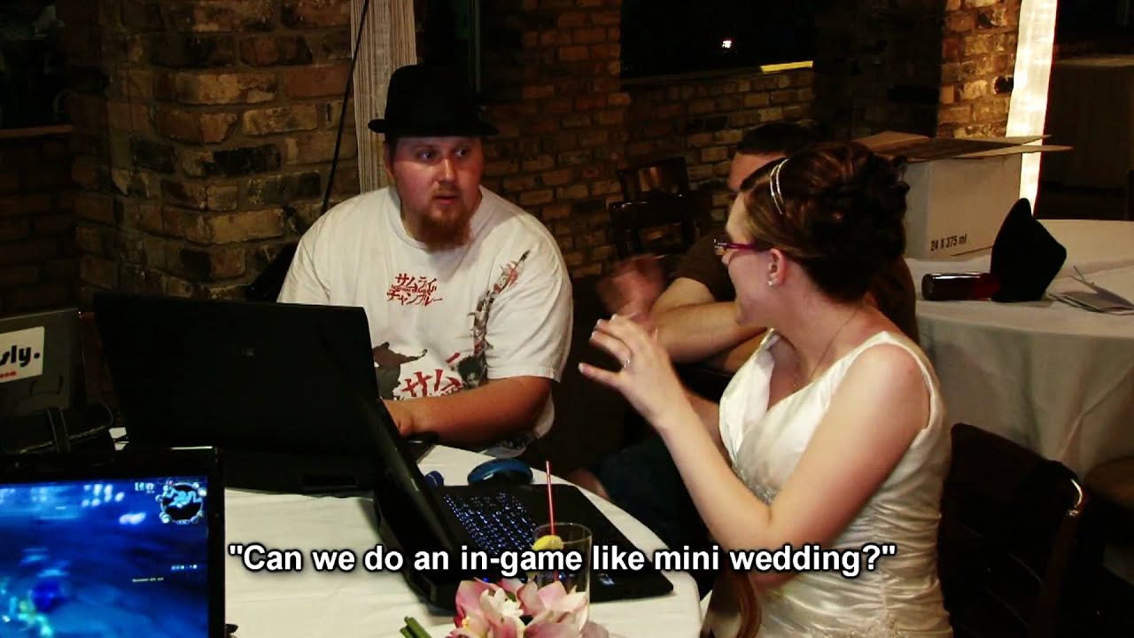 Bride and Groom host World of Warcraft LAN party at their reception ...