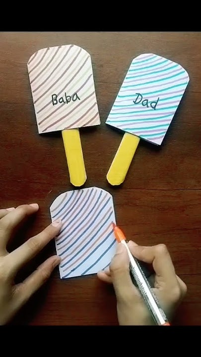 Best Father's day craft |Father's day ice cream | ice cream craft # ...