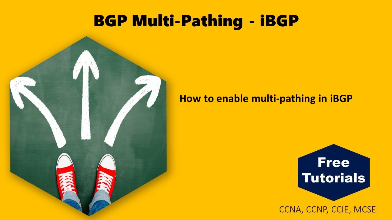 BGP Multipathing - iBGP - YouTube