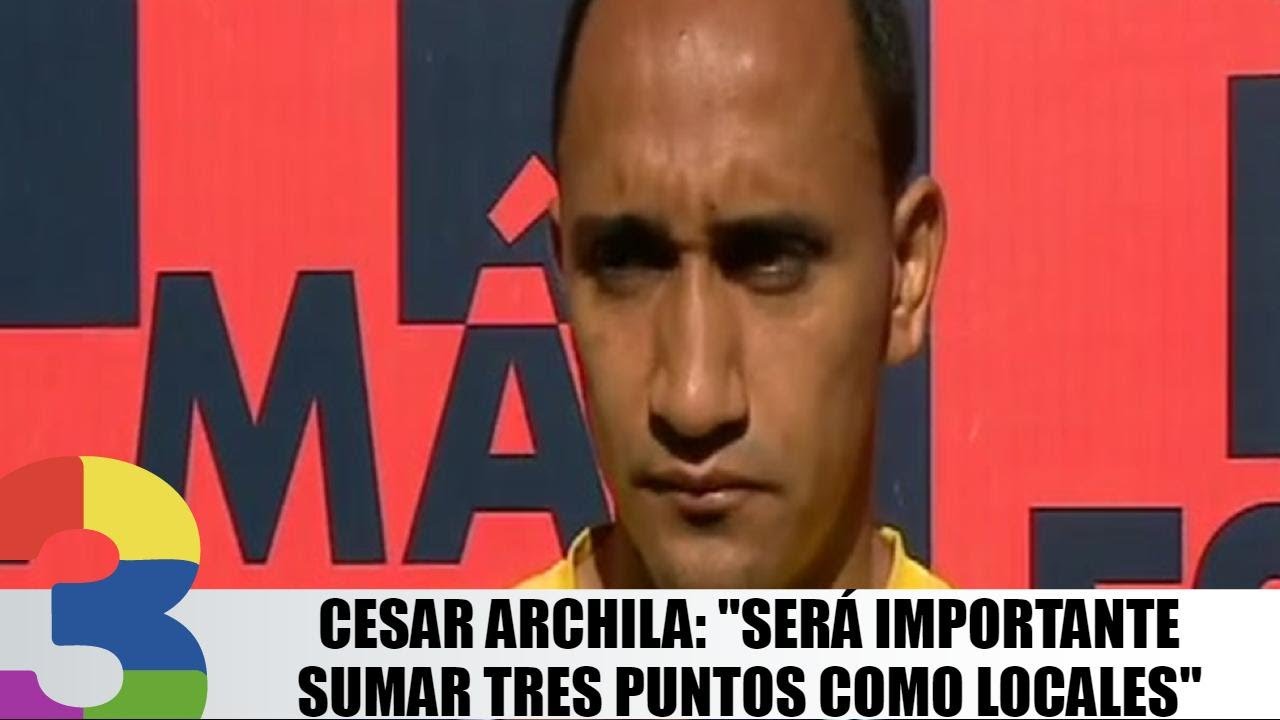 Cesar Archila: "Será importante sumar tres puntos como locales" - YouTube