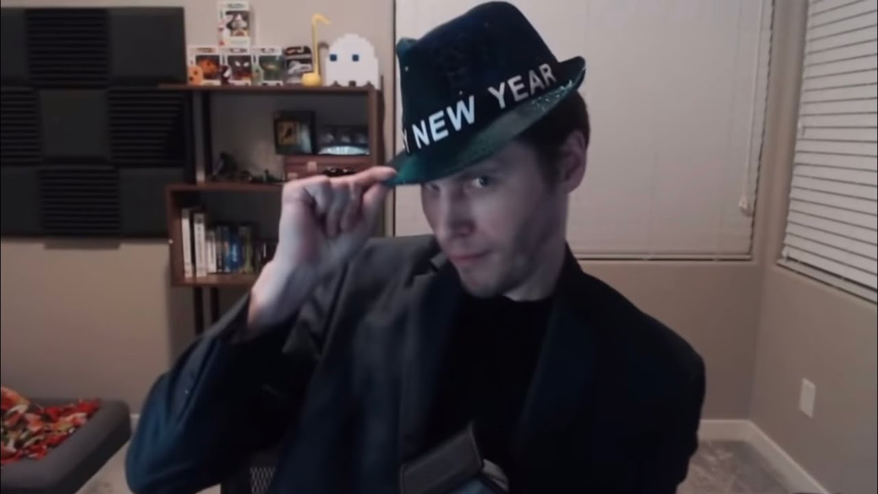 Jerma tips his fedora then exclaims a profanity. - YouTube
